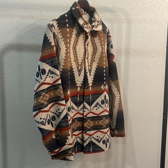 Jackets & Coats | Aztec Print Shacket | Poshmark